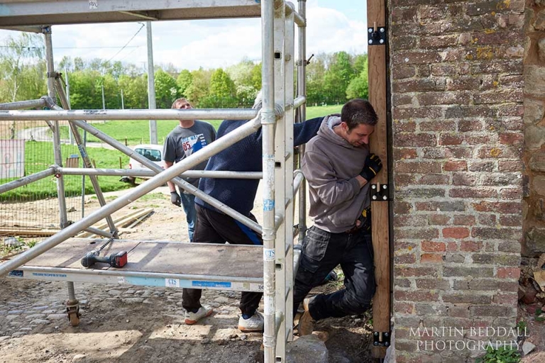 The North Gate at Hougoumont restored