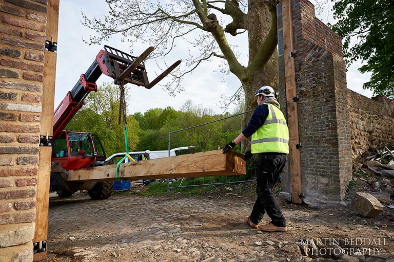 The North Gate at Hougoumont restored