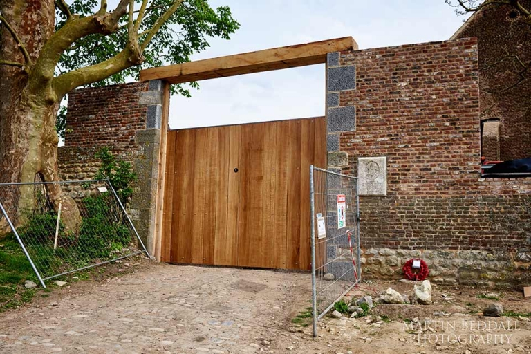 The North Gate at Hougoumont restored